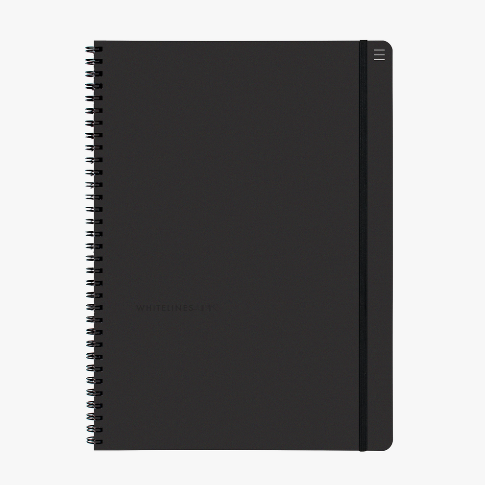Whitelines Hard Wire A4 Lined Notebook