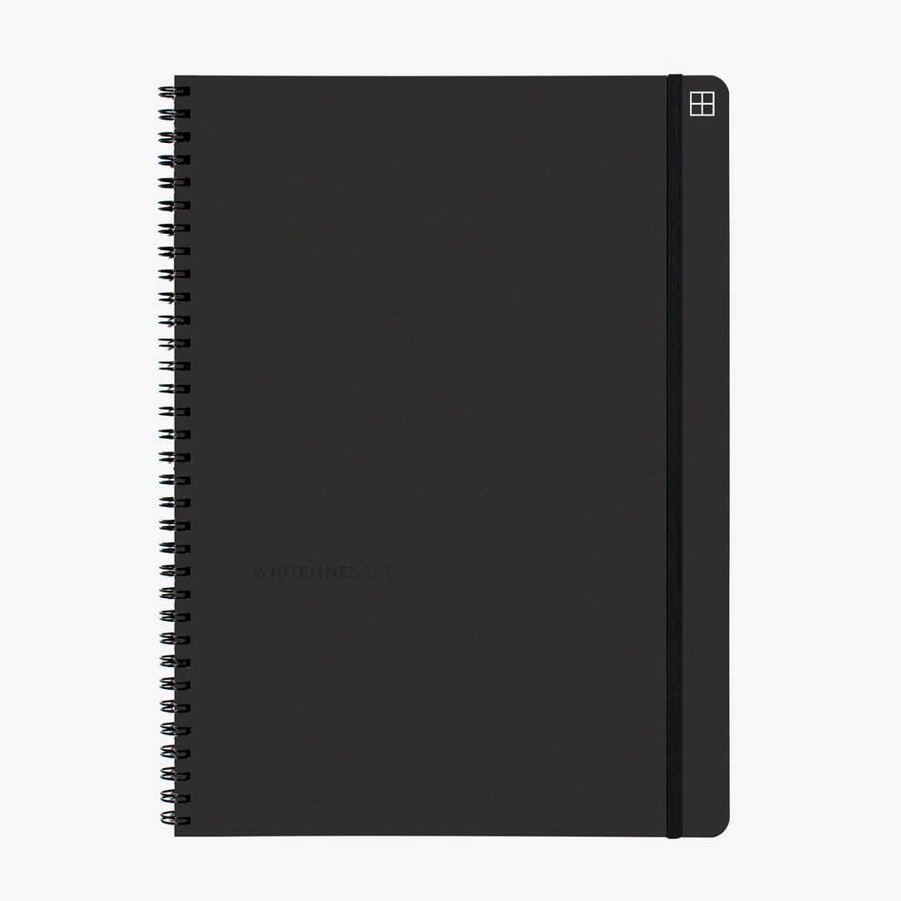 Whitelines Hard Wire A4 Graph Notebook